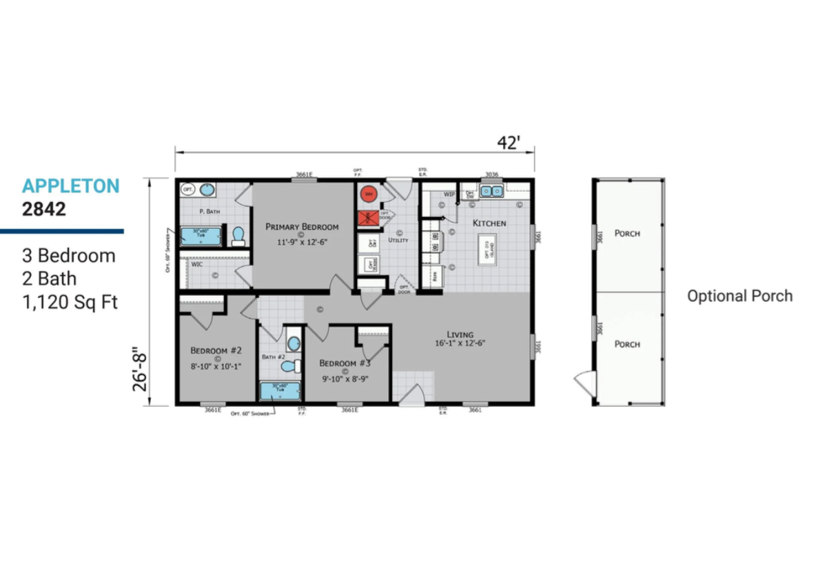 Paramount Modular Appleton 2842 from Davis Homes